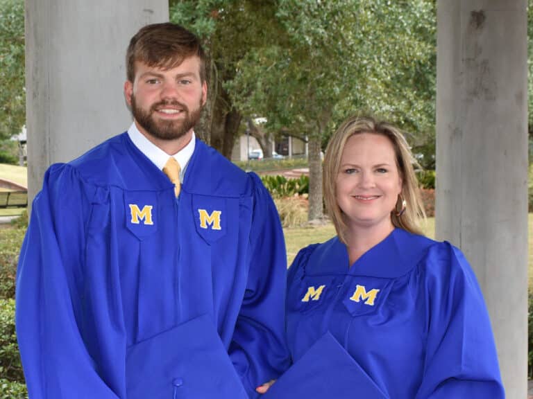 Mother and Son Graduate from McNeese Together