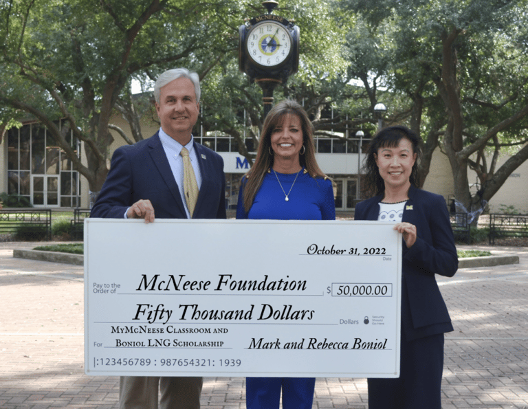 Mark and Rebecca Boniol Donate to McNeese