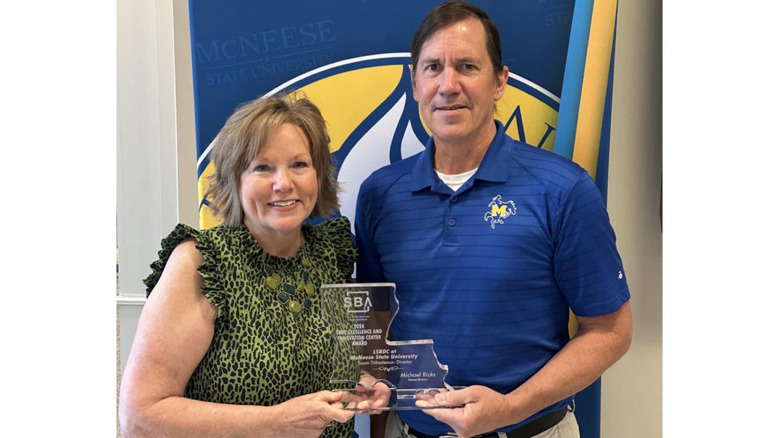 Louisiana SBDC at McNeese Receives Award