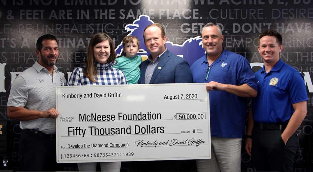 Griffin Family Support Develop the Diamond Campaign - McNeese State ...